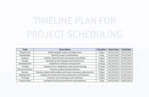 Creating A Structured Timeline For Residential Construction Excel | Template Free Download - Pikbest