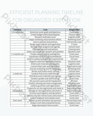 Implementation Calendar Pivotal Timeline For Efficient Execution Excel | Template Free Download ...