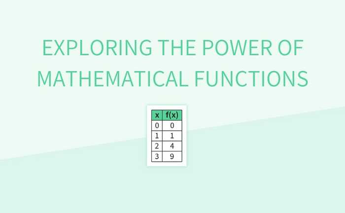 Unleashing The Potential Of Mathematical Functions Excel | Template Free Download - Pikbest