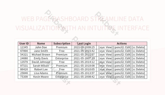واجهة خلفية البيانات الكبيرة Excel قالب .xls أو .xlsx تحميل مجاني - Pikbest