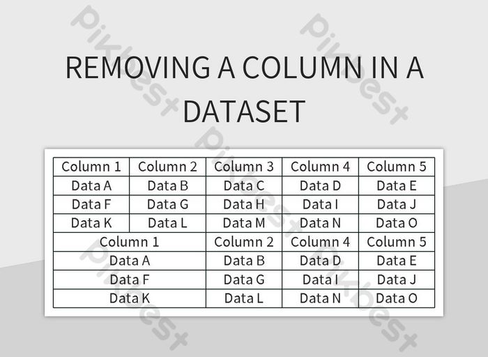 "Optimizing Data: How To Effectively Remove A Column In Dataset" Excel | Template Free Download ...