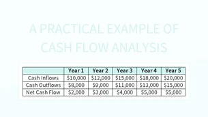 Cash Flow Budget Example A Comprehensive Analysis Of Financial Inflows And Outflows Excel ...