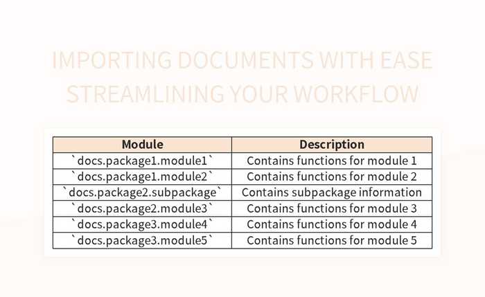 Importing Documents With Ease Streamlining Your Workflow Excel | Template Free Download - Pikbest