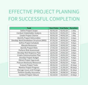 Realizing Plan Success Through Technology Visualization Excel | Template Free Download - Pikbest
