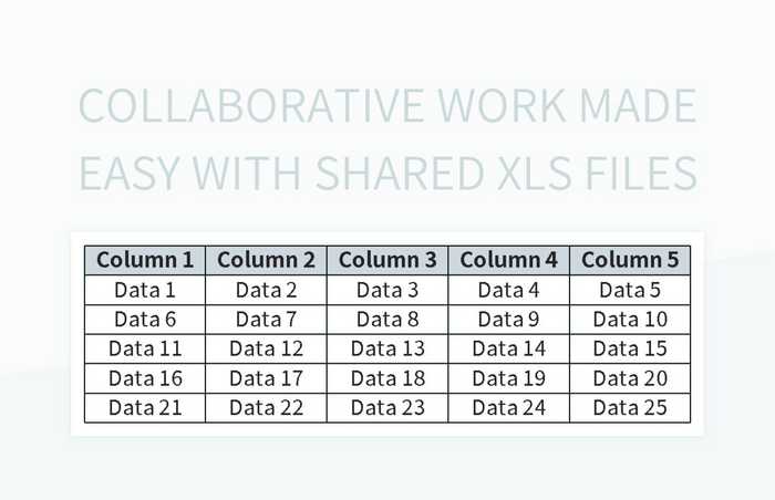 Collaborative Work Made Easy With Shared XLS Files Excel | Template Free Download - Pikbest