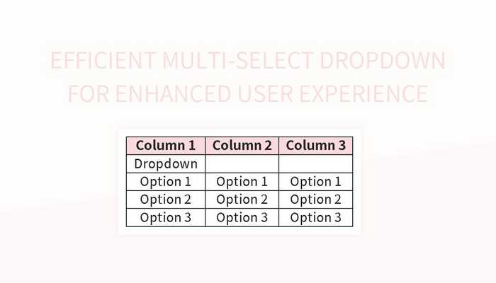 Creating An Effective Multi Select Dropdown For Improved User Experience Excel Template Free