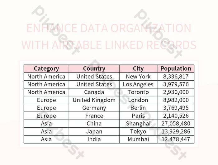 Enhance Data Organization With Airtable Linked Records Excel Template