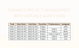 Simplify Project Management With Airtable Tracker Excel | Template Free Download - Pikbest