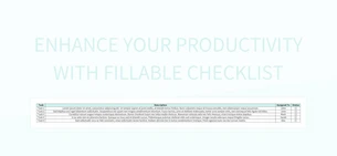 Boost Your Work Efficiency With Airtable Checklists Excel | Template Free Download - Pikbest