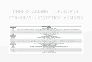 Understanding Received And Its Statistical Analysis Excel | Template Free Download - Pikbest