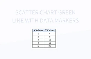 Enhancing Data Visualization With Black Scatter Chart And Smooth Line Markers Excel | Template ...