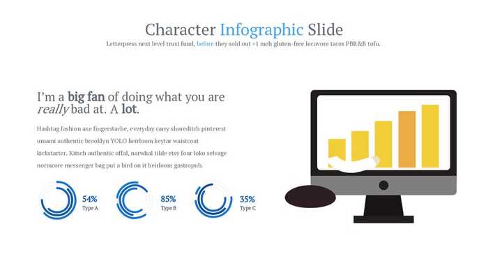 "Enhance Data Visualization With A Pie Chart Graphic On Your Computer Screen" PowerPoint ...