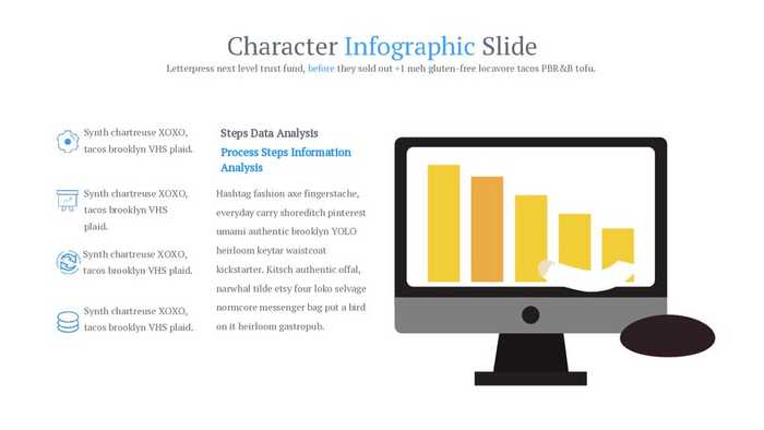 "Enhance Your Data Visualization With A Computer Screen Displaying Bar Chart Graphic" PowerPoint ...