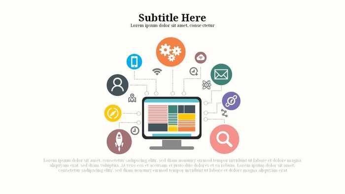 "Optimizing Your Computer Screen Layout With A Variety Of Icons" PowerPoint | Template Free ...