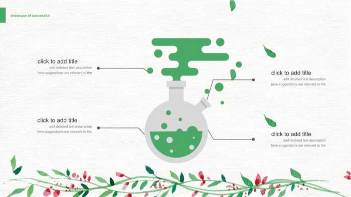 "Visual Representation Of A Green Substance In Flask" PowerPoint | Template Free Download - Pikbest