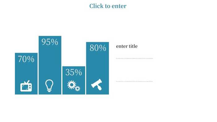 "Enhance Your Data Visualization With An Illustrative Bar Chart Graphic Featuring Icons ...