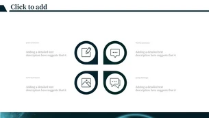 Optimizing Visualization: Computer Display Featuring An Array Of Pipes PowerPoint | Template ...