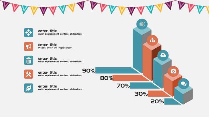 Enhance Your Data Visualization With A Bar Chart Image Featuring Icons PowerPoint | Template ...