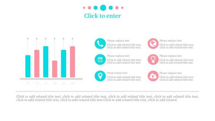 "Enhance Your Data Visualization With A Stylish Bar Chart Diagram Featuring Icon Elements ...