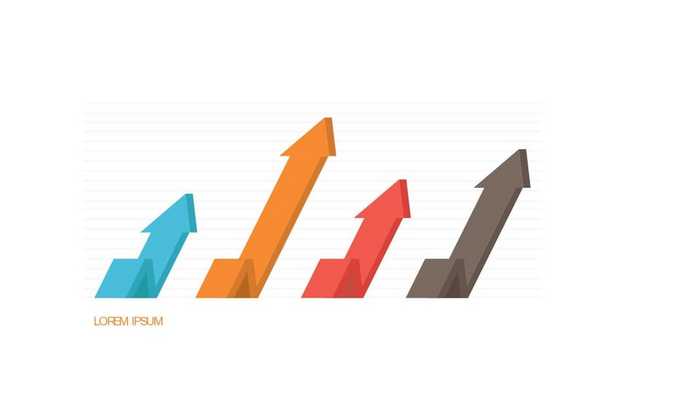 "Enhance Your Data Visualization With A Dynamic Line Graph Displaying Upward And Downward Trends ...