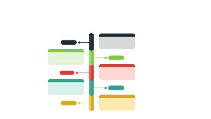 Enhancing Data Visualization: Vibrant Line Chart With Arrow Indicators PowerPoint | Template ...