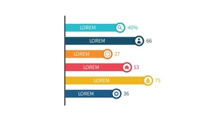 A Vibrant Bar Chart Displayed In This Presentation PowerPoint | Template Free Download - Pikbest