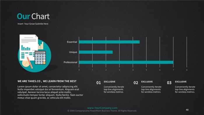 "Visualizing Data: Enhance Your Analysis With A Bar Chart And Calculator" PowerPoint | Template ...