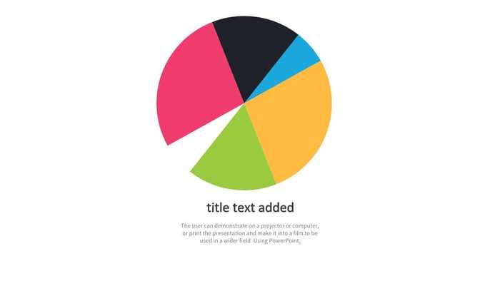 Exploring A Vibrant Pie Chart Display PowerPoint | Template Free Download - Pikbest