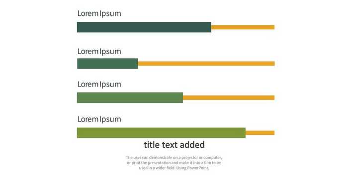 "Optimizing Data Visualization: Green And Yellow Bar Chart On White Background" PowerPoint ...