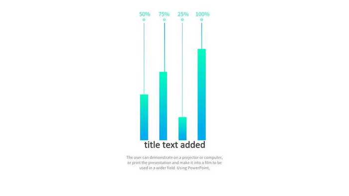 Enhancing Data Visualization With Blue And Green Bar Chart PowerPoint | Template Free Download ...