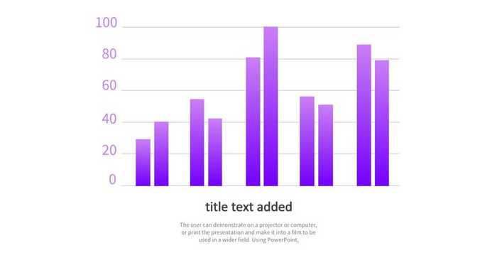 "Visualizing Data: Bar Chart Showing People Numbers" PowerPoint | Template Free Download - Pikbest