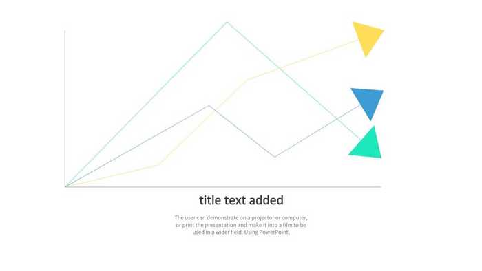 "Visualizing Data Trends: Line Graph Featuring Color-Coded Triangles" PowerPoint | Template Free ...