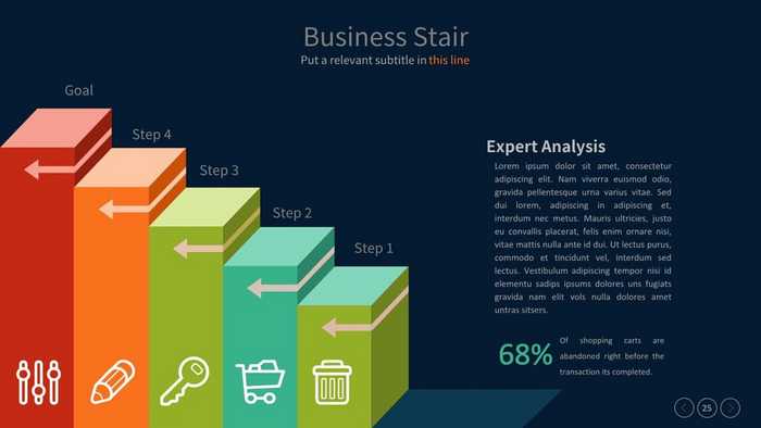 Enhance Your Data Visualization With A Stunning Bar Chart Graphic Featuring Icons PowerPoint ...
