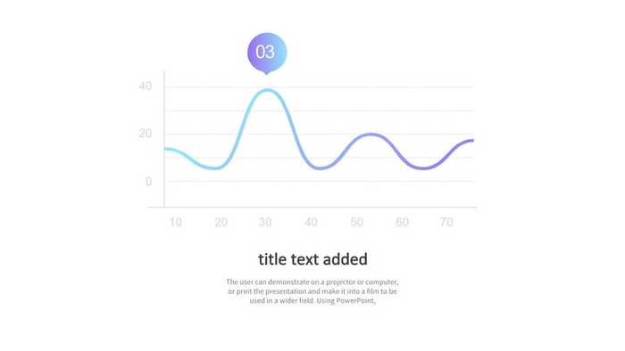 Enhancing Data Visualization: Line Graph Featuring Blue Points PowerPoint | Template Free ...