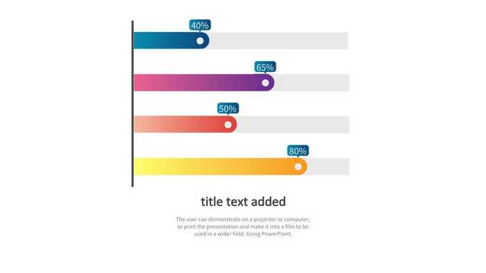 Vibrant Bar Chart Display: Enhancing Data Visualization With Color PowerPoint | Template Free ...