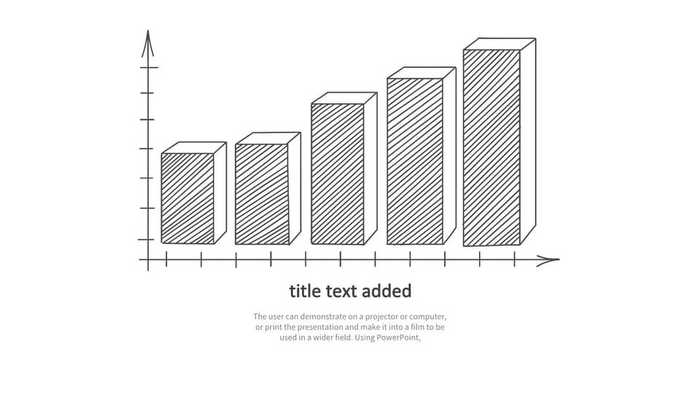 Enhancing Data Visualization With A Line Drawing Approach To Bar Charts PowerPoint | Template ...