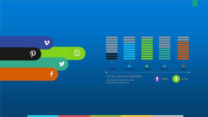 "Enhance Your Data Visualization Experience With A Colorful Bar Chart On Computer Screen ...