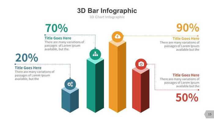 "Visualizing Data: Bar Chart Infographic With Icons" PowerPoint | Template Free Download - Pikbest