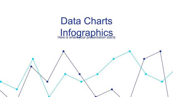 Convey Meaning In Your Graphs With A Line Graph Featuring Blue Data Points PowerPoint | Template ...