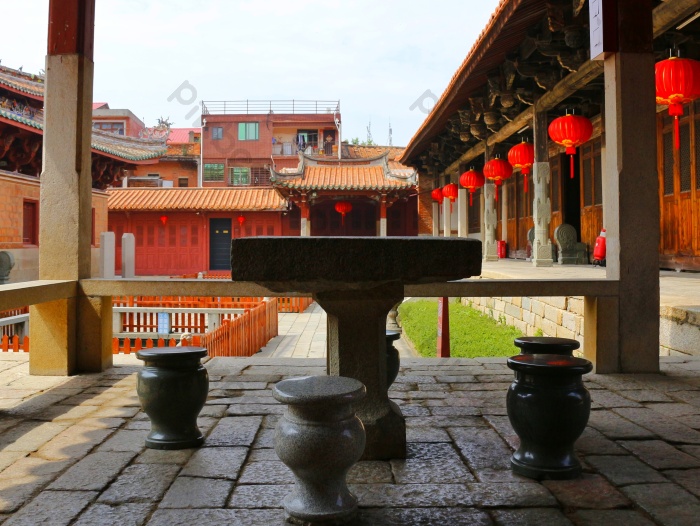 Ancient Architecture Chinese Stone Table Photography | PSD Free ...