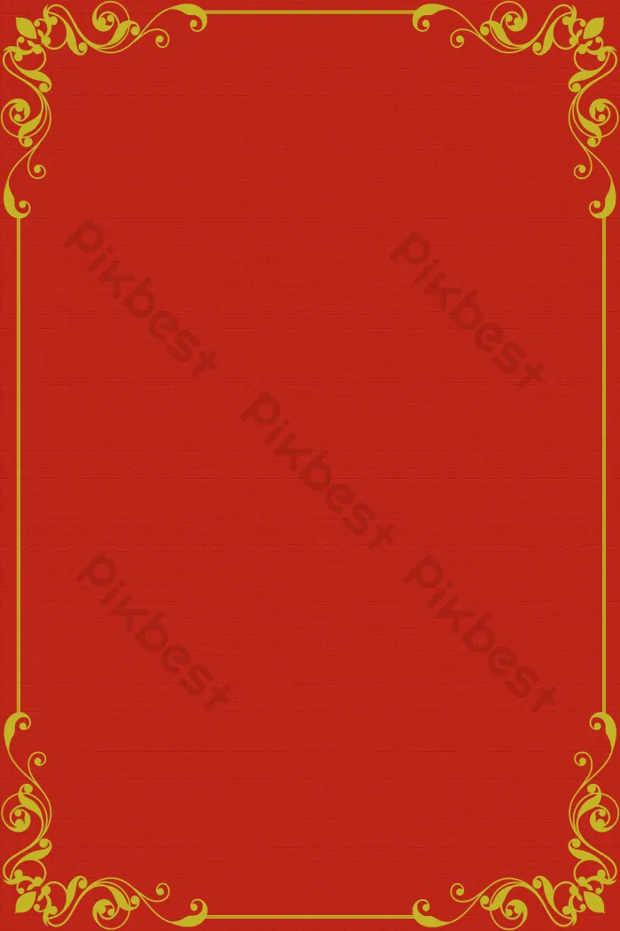 Simple Bronzing Rectangular Border Background Backgrounds | PSD Free ...