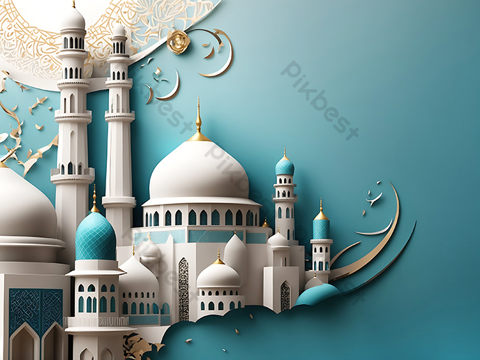 Islamic Architecture Background Mosque Generative By AI Backgrounds ...