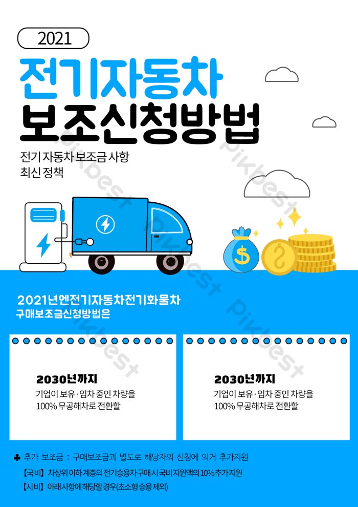 Blue Electric Car Subsidy Poster | PSD Free Download - Pikbest