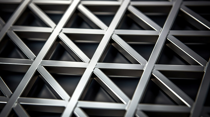 Lattice Pattern Large Cell Abstract Metal Grid Background With Intricate Backgrounds Free