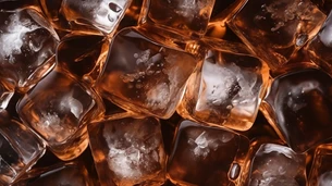 Cola Drink Close Up View Of Ice Cubes In Dark Exploring The Macro Soft Texture Backgrounds | JPG ...