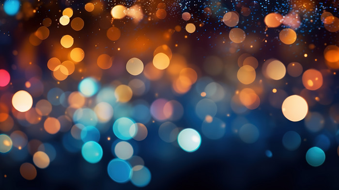 Ethereal Bokeh Patterns Illuminating A Dark Background Backgrounds | JPG Free Download - Pikbest