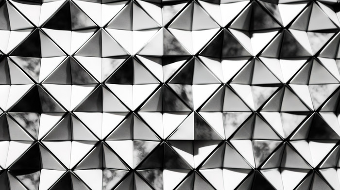 Geometric Abstract Pattern Triangular Texture Monochrome Backgrounds