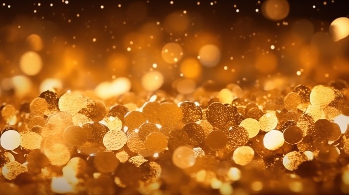 Sequin Golden Glitter Bokeh Shimmering Texture With Sequins And Sparkles Backgrounds | JPG Free ...