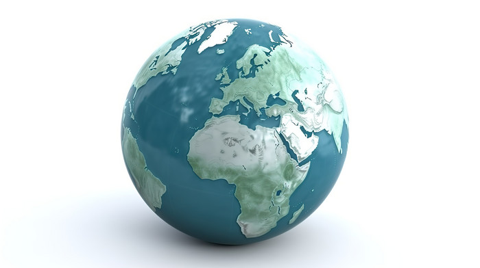 3d Interactive Earth Globe White Background Render Of S Backgrounds | JPG Free Download - Pikbest