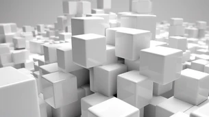 Abstract Geometry White Cube Geometries A 3d Rendered Background Backgrounds | JPG Free Download ...